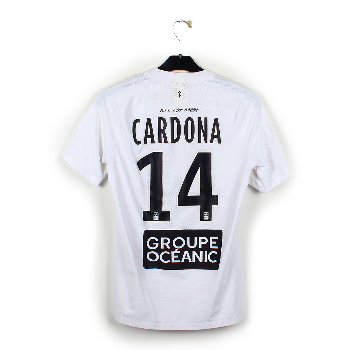 Maillot Stade Brestois vintage (2019/20) MATCH ISSUE CARDONA – Vintage Football Area